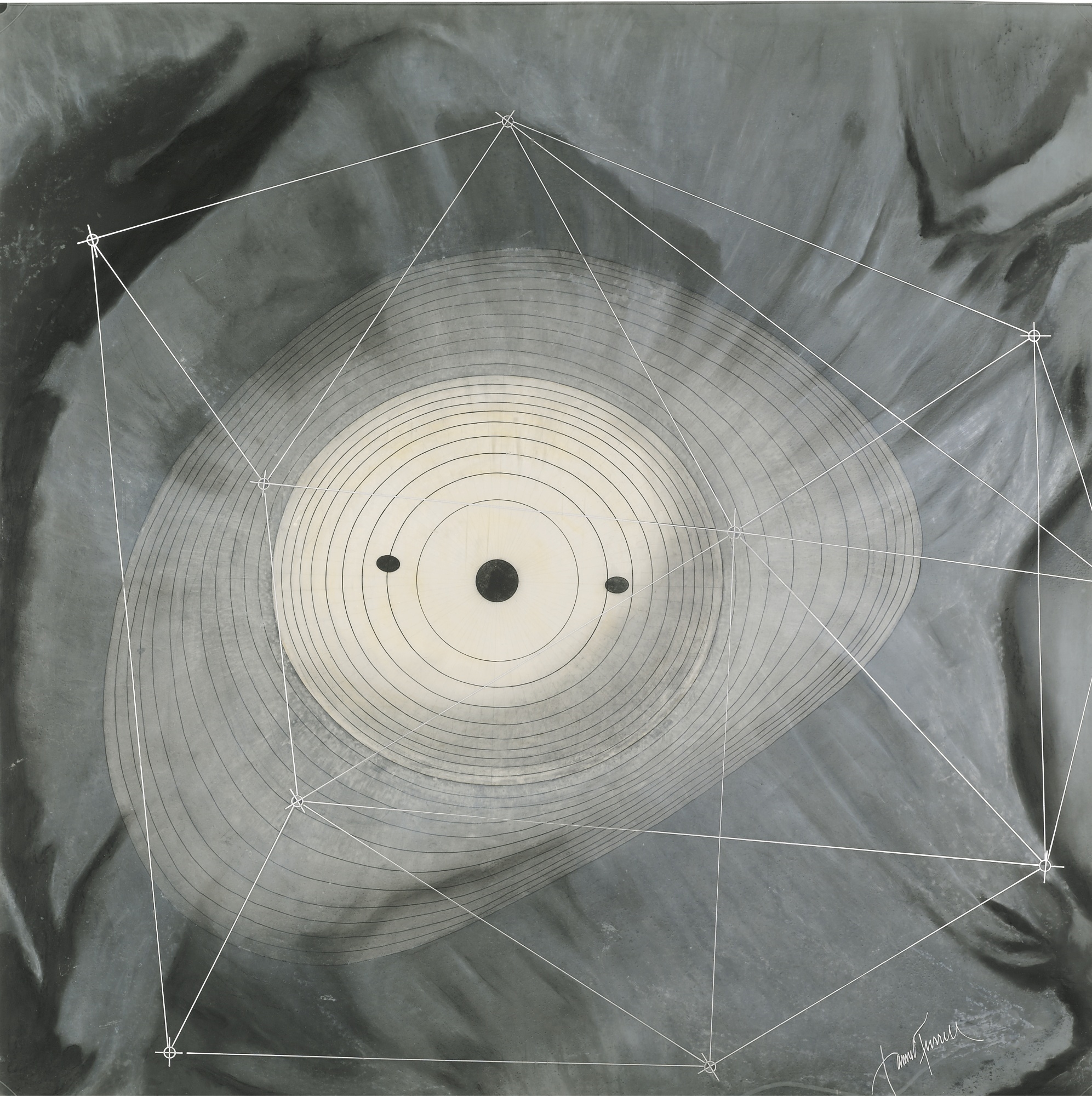 James Turrell | SITE PLAN RODEN CRATER (1990) | MutualArt