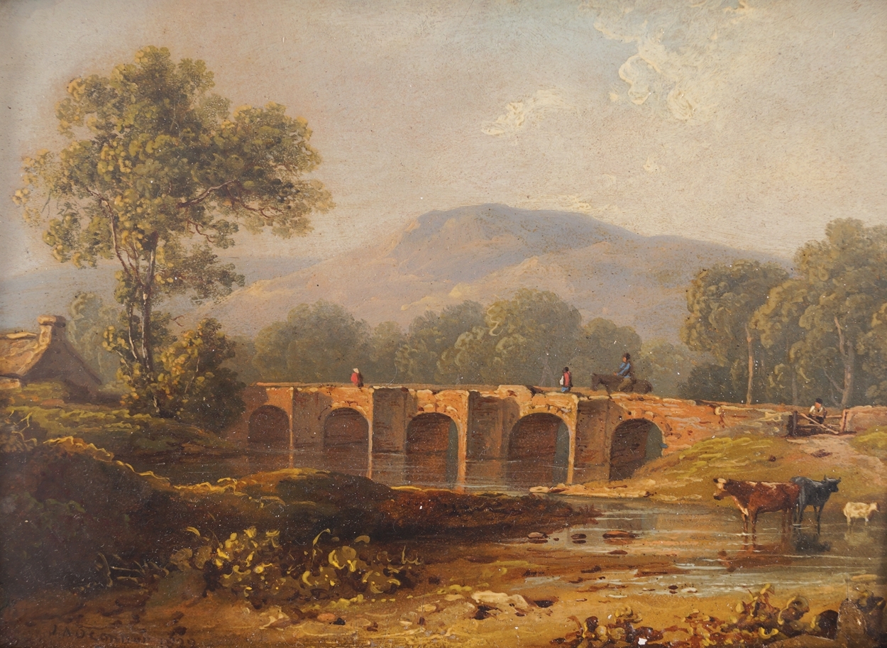 James Arthur O'Connor | A MOONLIT LANDSCAPE | MutualArt