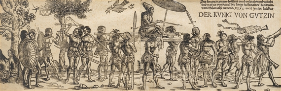 Hans Burgkmair the Elder | Die Hottentotten. Der König von Gutzin ...