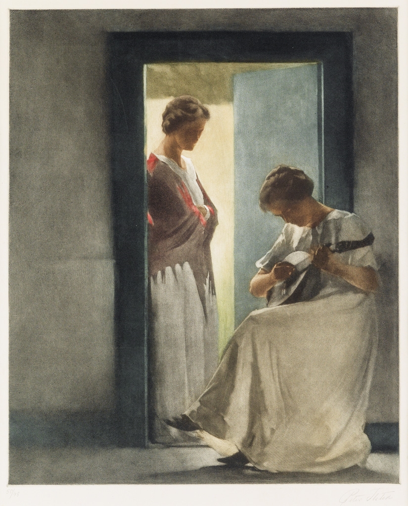 Peter Ilsted | Evening (1912) | MutualArt