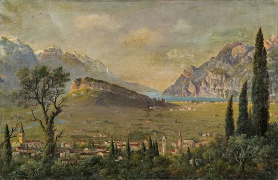 Andreas Roth | Riva am Gardasee (1914) | MutualArt