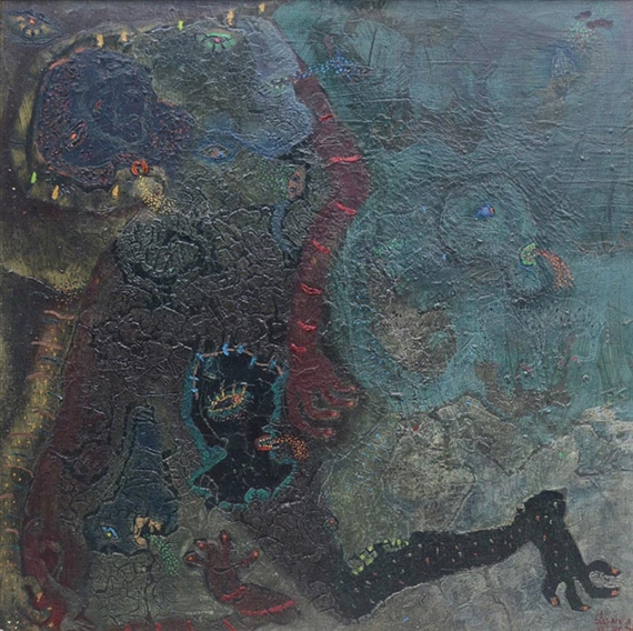 Stefan Buana Sy | Terpuruk Sambil Merangkul (2000) | MutualArt