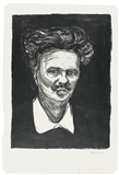 Edvard Munch | August Strindberg (1896) | MutualArt