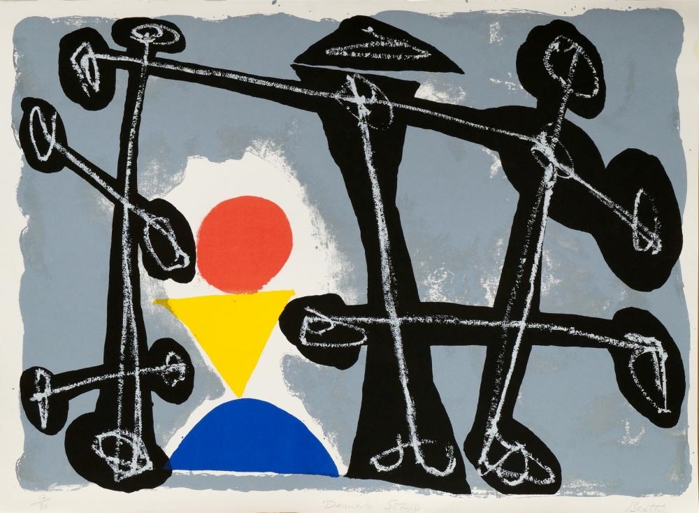 Basil Beattie | Demonic Stamp | MutualArt