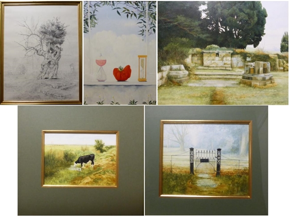 John Ridgewell | 3 works, Tree Bolton Abbey, Corner Pillar, Old Byland ...