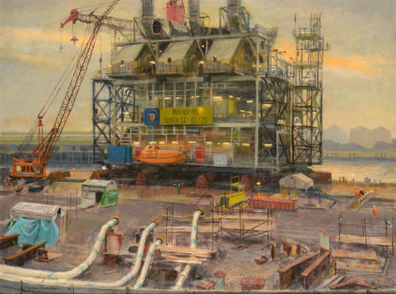 Deryck Stephen Crowther | Compression Decks, Hartlepool Docks (1993 ...
