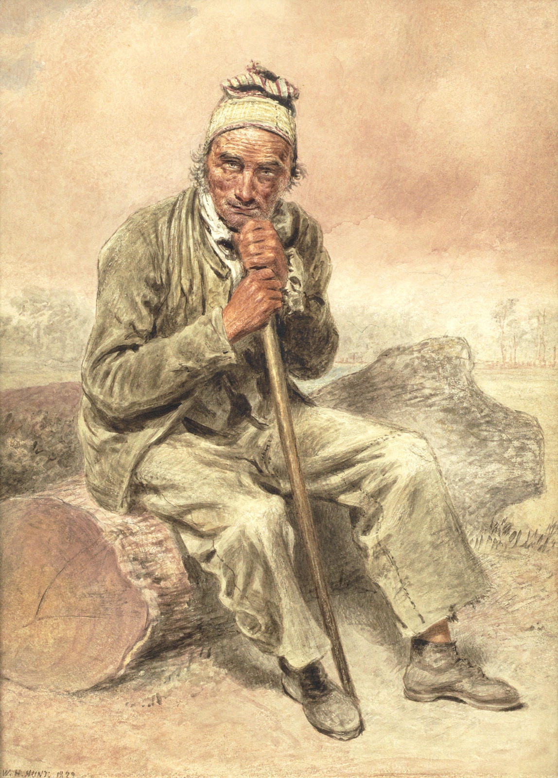 William Henry Hunt | The lesson (1839) | MutualArt