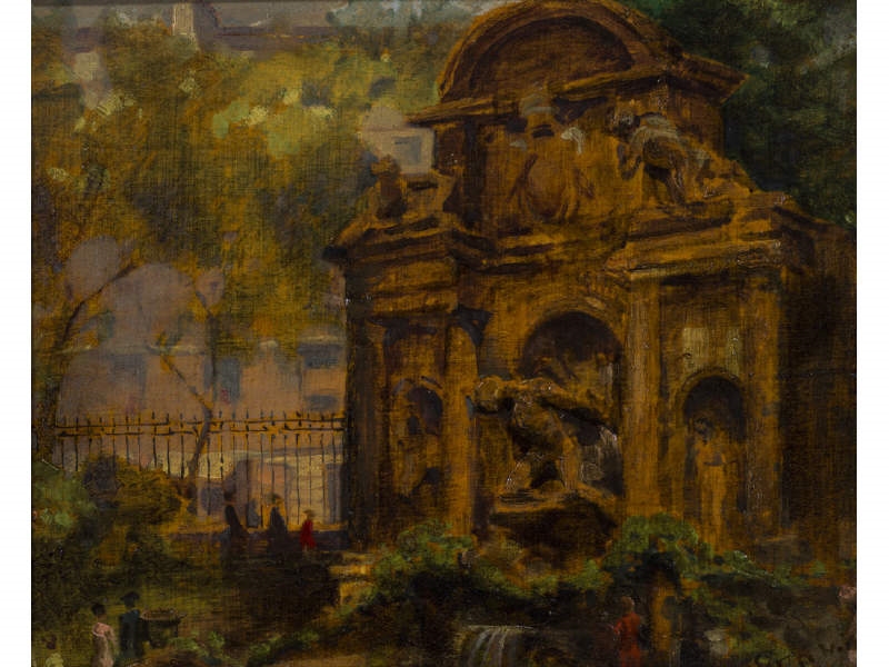 George Snow Hill | La Fontane Du Medici au Jardine Ju Luxembourg ...