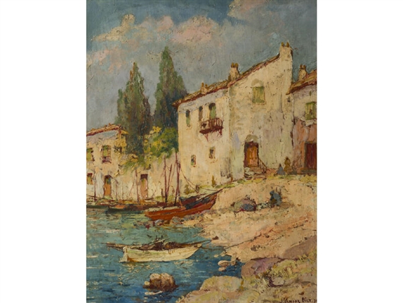 Jacob Vanderbilt | Italian Waterfront (1930) | MutualArt