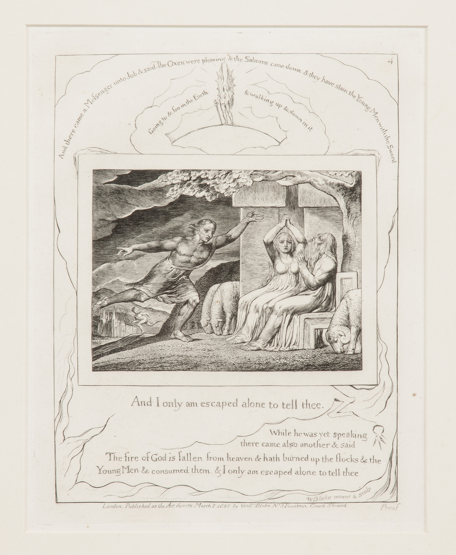 William Blake | Illustration for the Book of Job | MutualArt