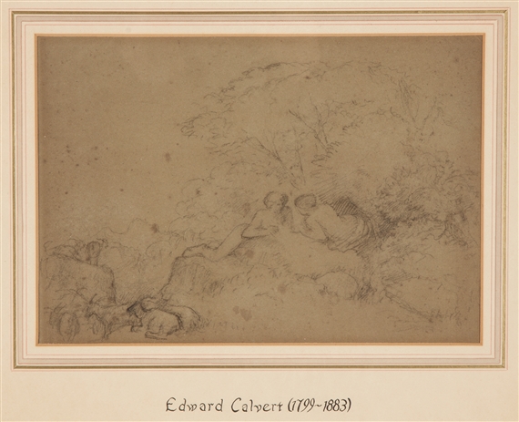 Edward Calvert | Two Reclining Figures | MutualArt