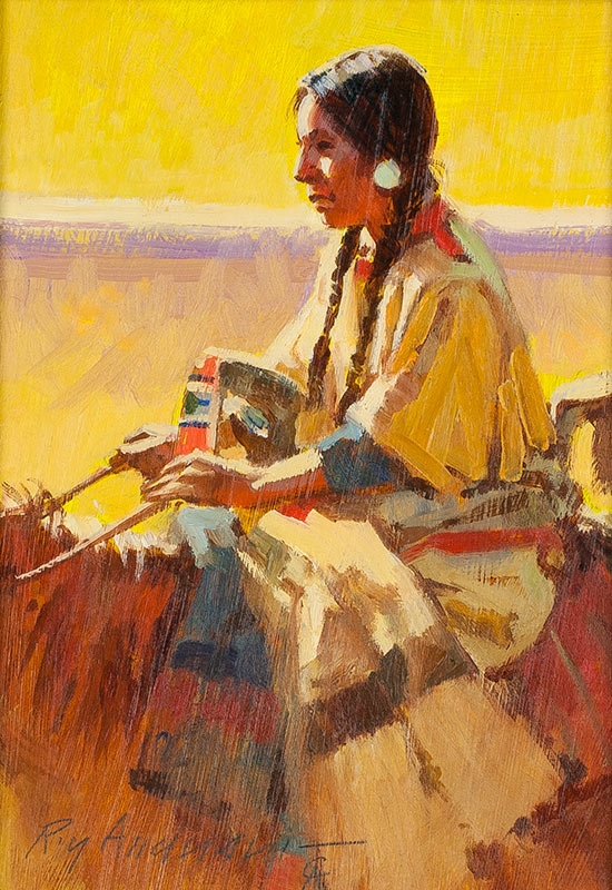 Roy Andersen | Indian Woman on Horseback | MutualArt
