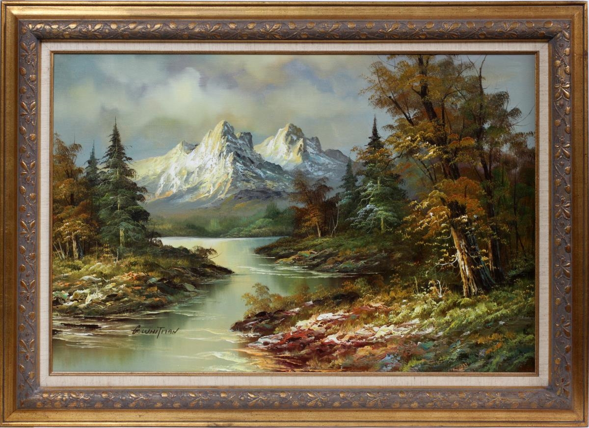 G. Whitman | MOUNTAIN LANDSCAPE | MutualArt