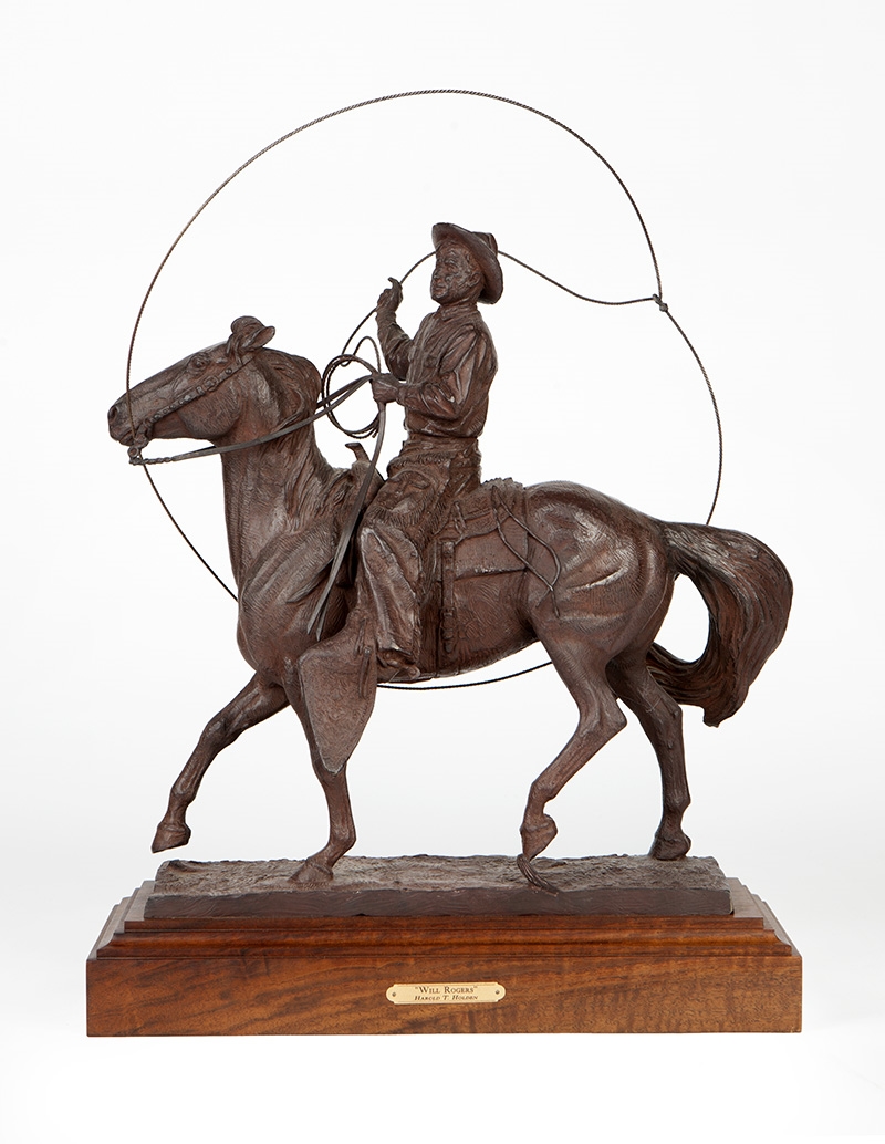 Harold Holden | Will Rogers, Will Rogers roping on horseback (2005 ...