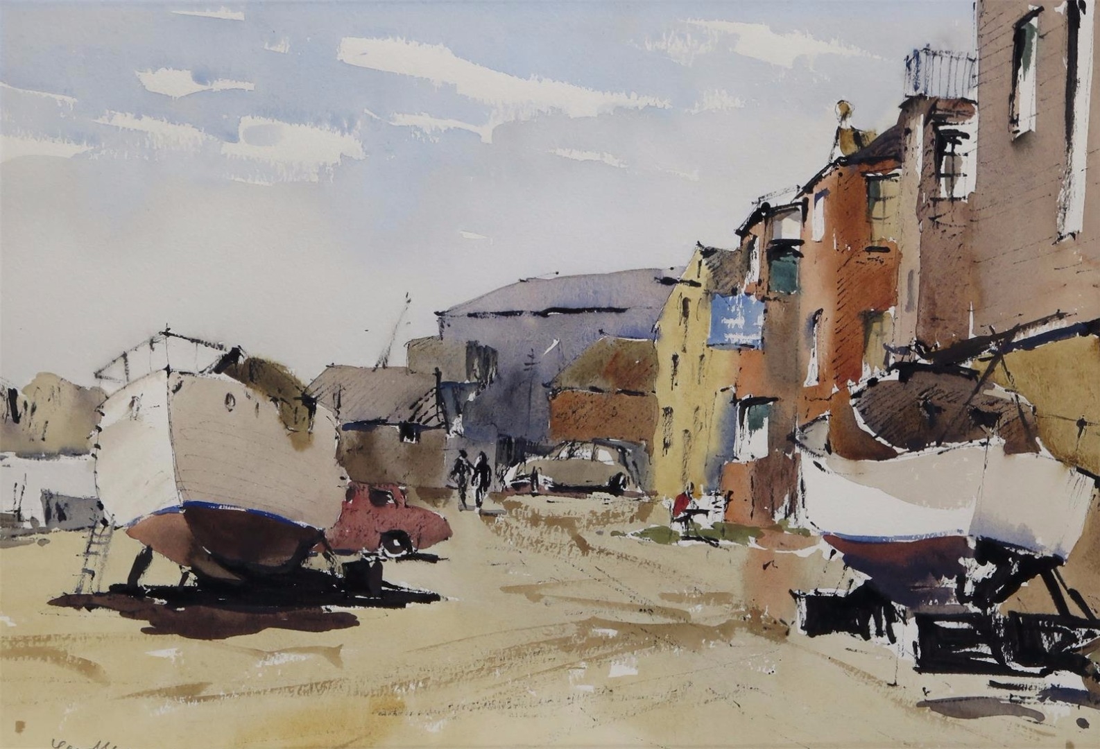 John Yardley | The hard at Wivenhoe | MutualArt