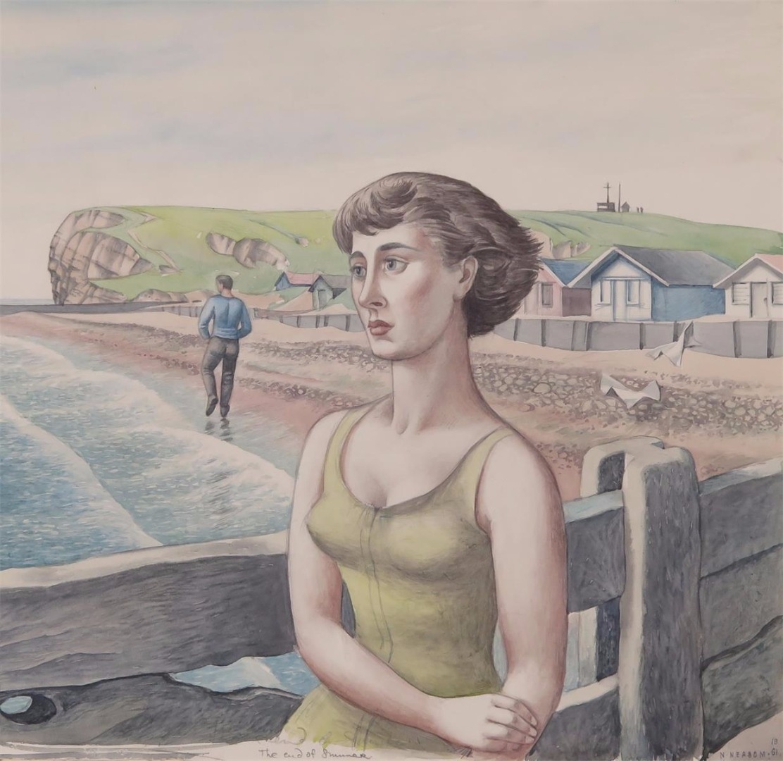 Norman Neasom | 2 works, The end of Summer; Himbleton - Winter (1961 ...