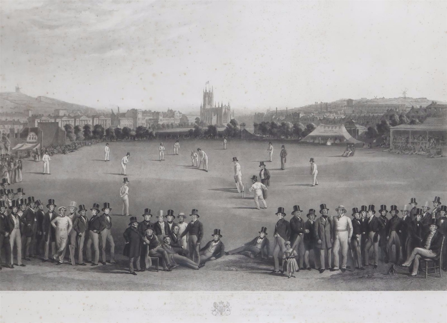 William Drummond | The Cricket Match between Sussex and Kent, at ...