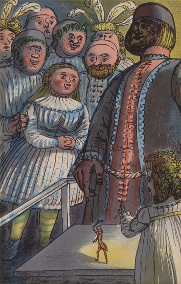 Edward Bawden | Gulliver at the Inn, Illustration for Gulliver's ...
