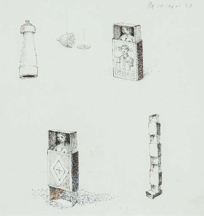 Colin Middleton | Red Landscape (1962) | MutualArt