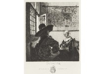 Jan Vermeer | Le Soldat et la Fillette qui Rit (1866) | MutualArt