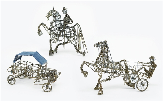 Vannoy Streeter | Three Wire Sculptures | MutualArt
