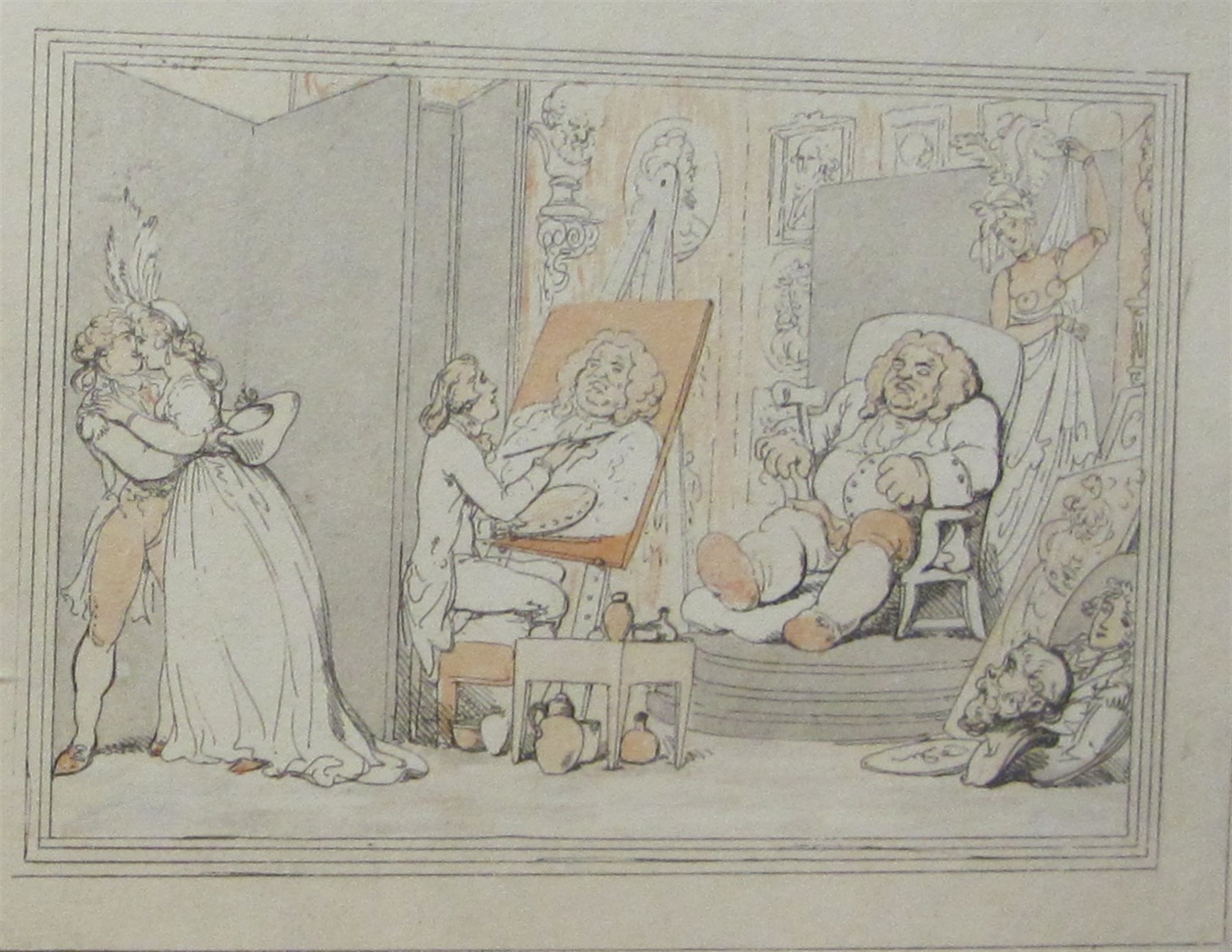 Thomas Rowlandson | The Portrait | MutualArt