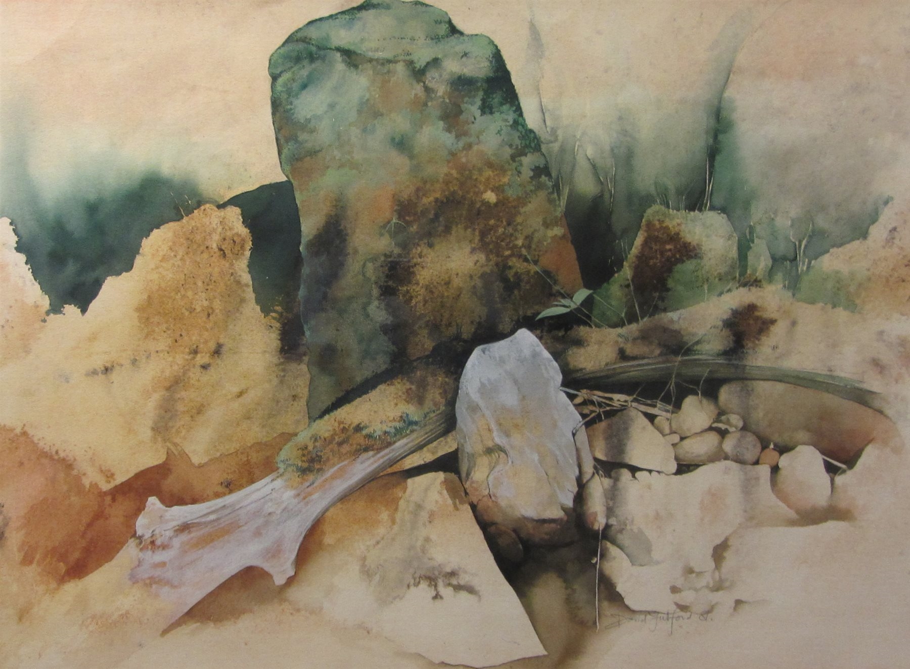 David Fulford | Study of a Dry Stream Bed | MutualArt