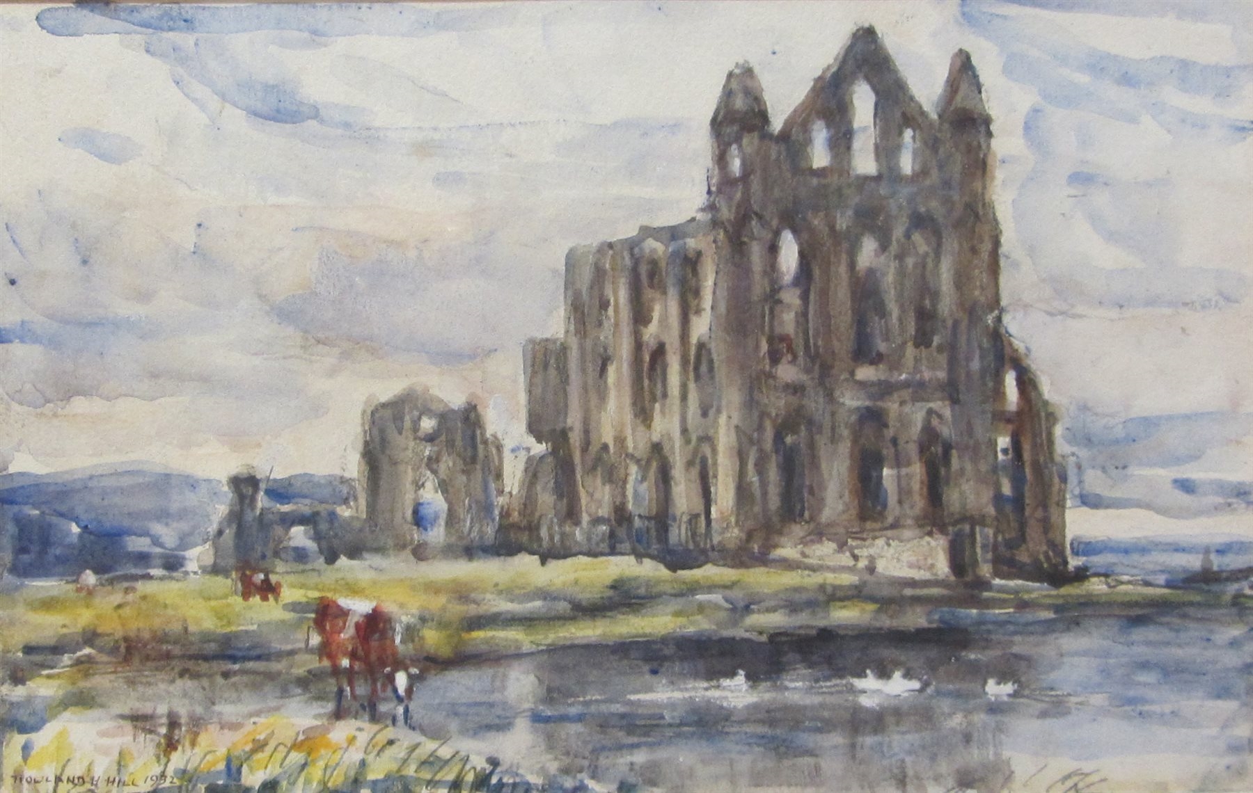 Rowland Henry Hill | Whitby Abbey (1932) | MutualArt
