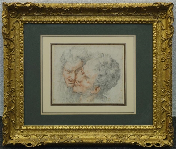 Camillo Procaccini | A study of two satyrs | MutualArt