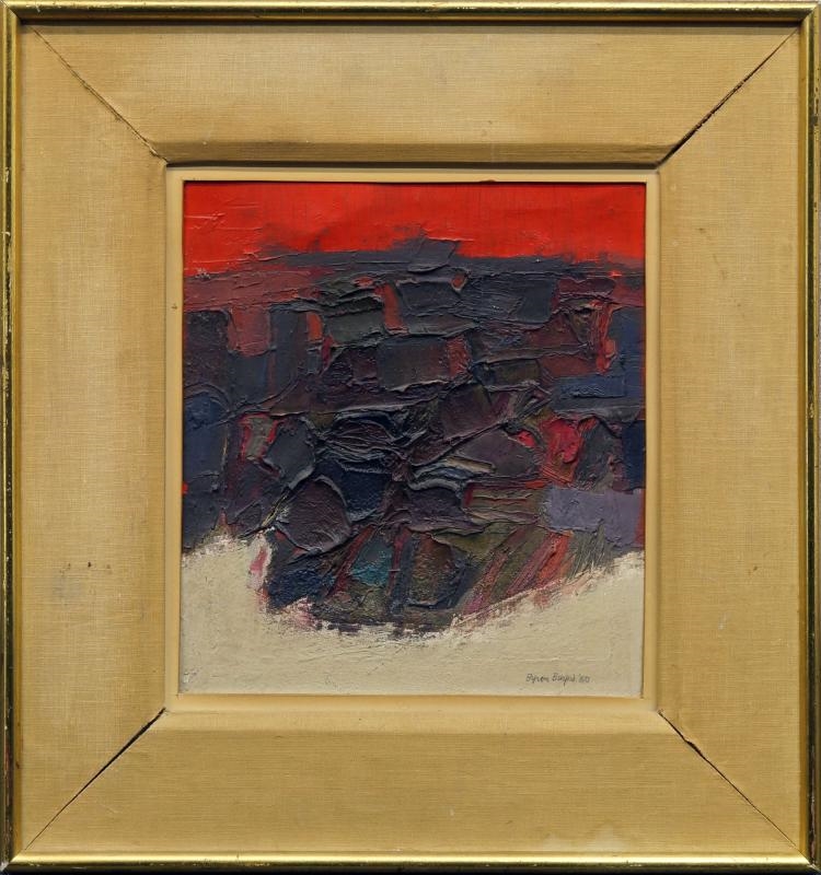 Byron Burford | Landscape with Red Sky | MutualArt