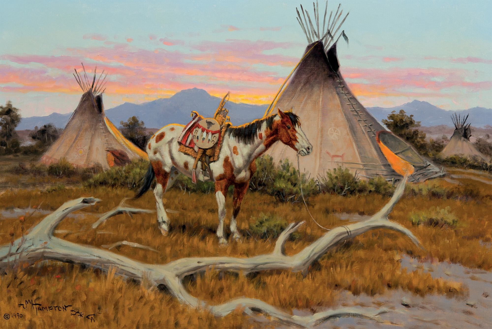 John Hampton | The Visitor (1990) | MutualArt