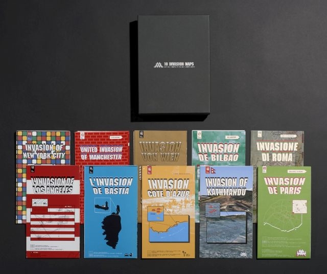 Space Invader | 10 Invasion maps (2011) | MutualArt