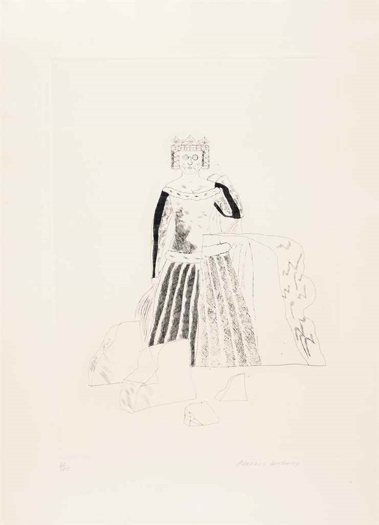 David Hockney | The rescued Princess (1969) | MutualArt
