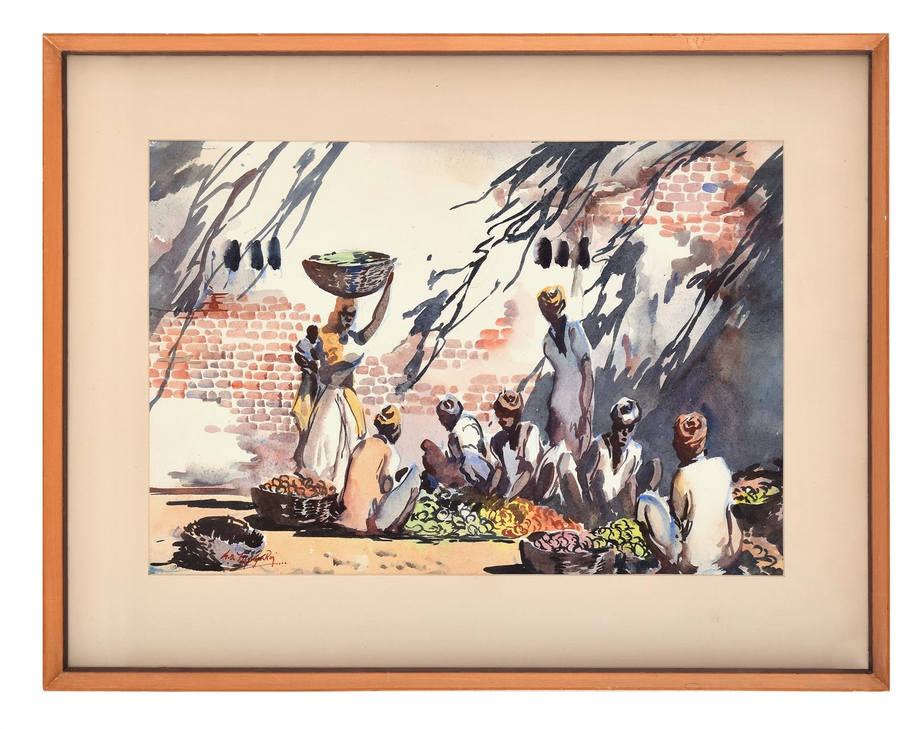 G.D. Thyaga Raj | PAIR OF WORKS: UNTITLED | MutualArt