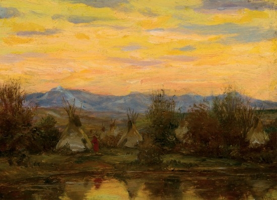 Joseph Henry Sharp | The Old Arrow Tree | MutualArt