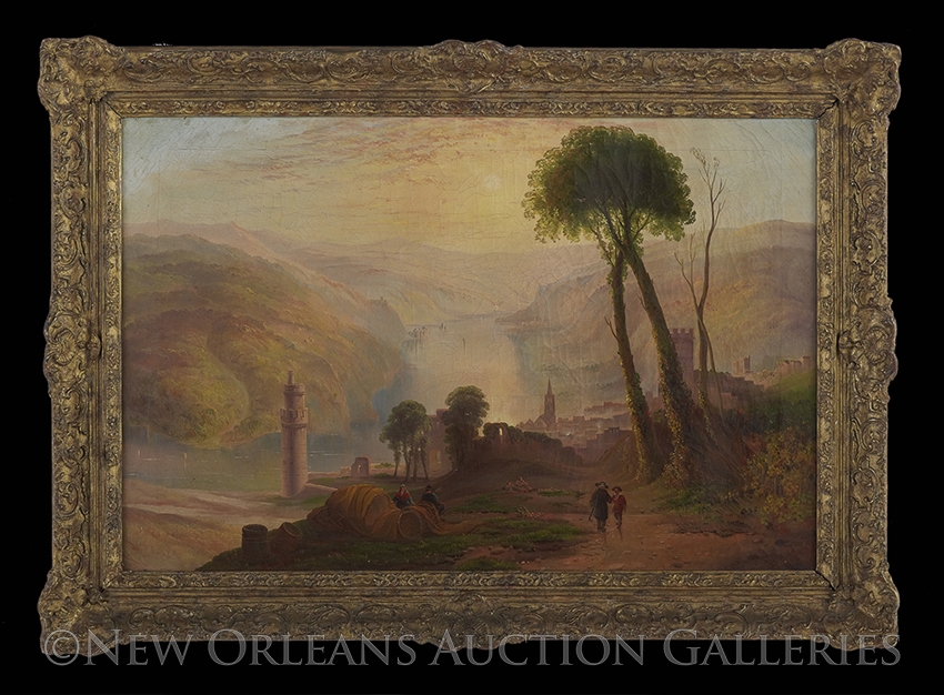 James Baker Pyne | Promenade Outside the Fortress Walls | MutualArt