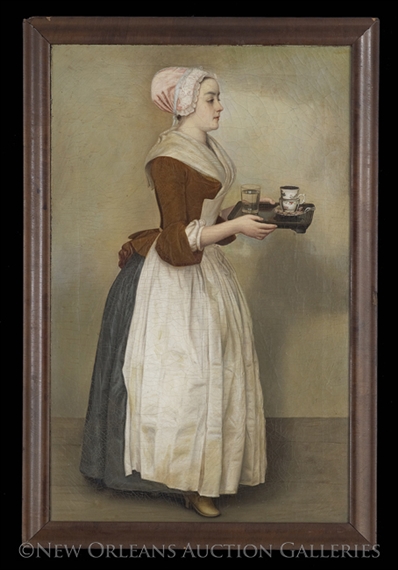 Johan Antonie de Jonge | La Belle Chocolatiere | MutualArt