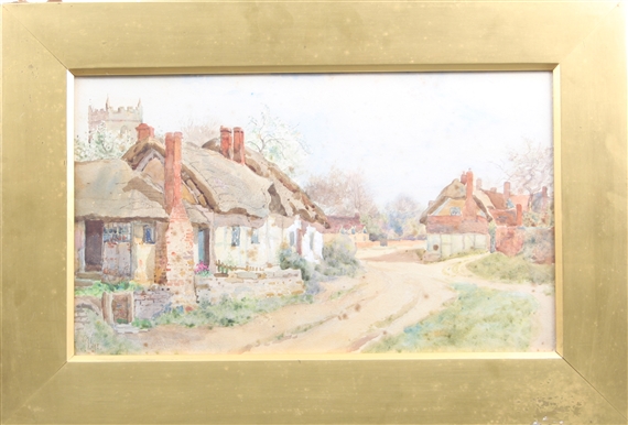 Richard Ware | Cottage on a Country Lane | MutualArt