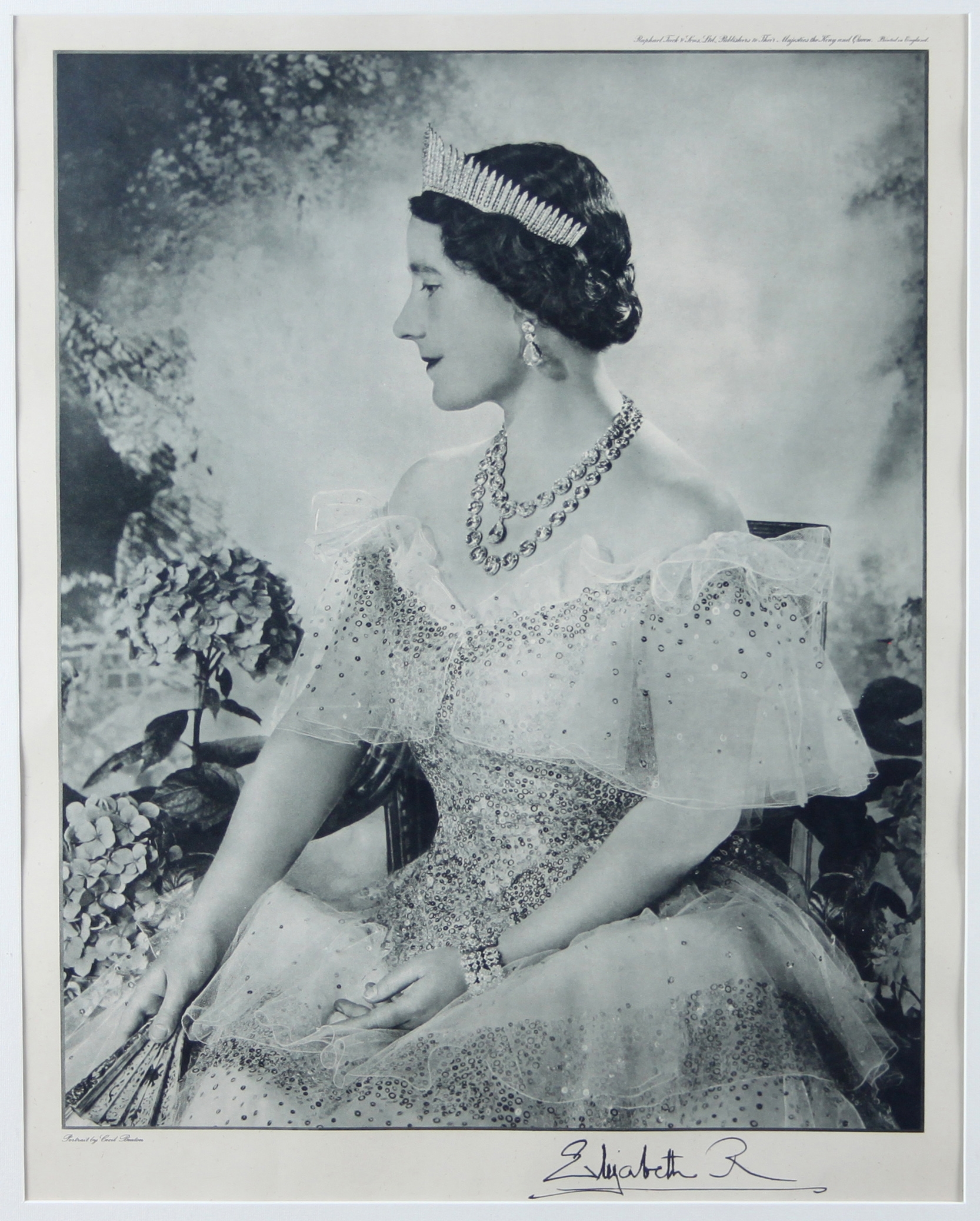 Cecil Beaton | Queen Elizabeth the Queen Mother (1939) | MutualArt