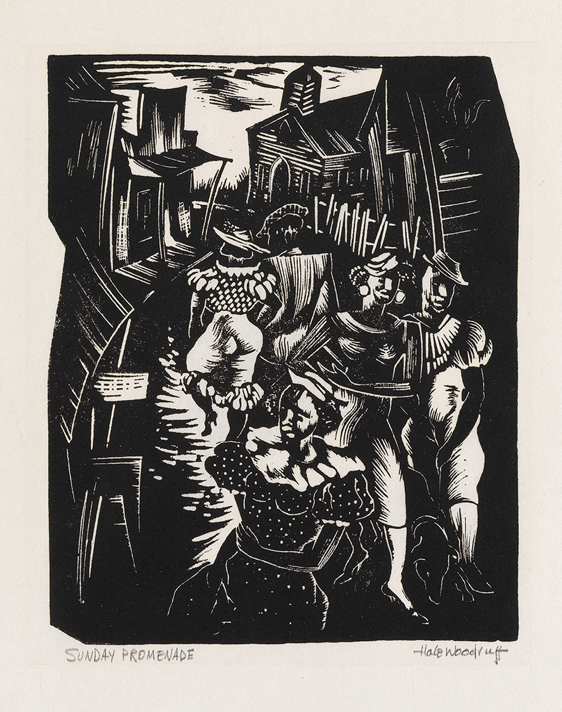 Hale Woodruff | Sunday Promenade (Circa 1935) | MutualArt