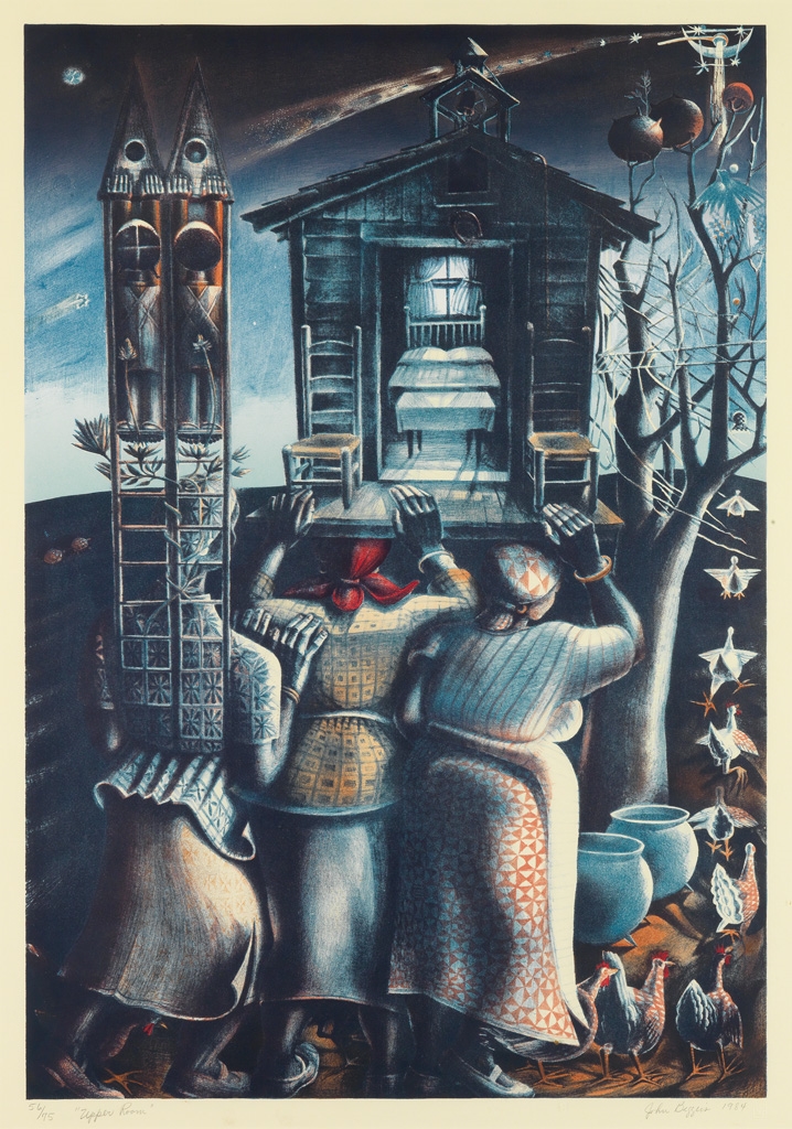 John Biggers | The Upper Room (1984) | MutualArt