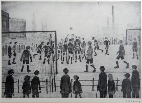 Laurence Stephen Lowry | The Football Match | MutualArt