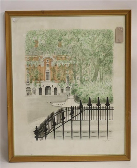 David Gentleman - Set of 4 Works: Watermill at...