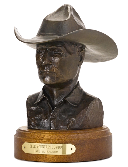 Earl Wesley Bascom | Blue Mountain Cowboy (1974) | MutualArt