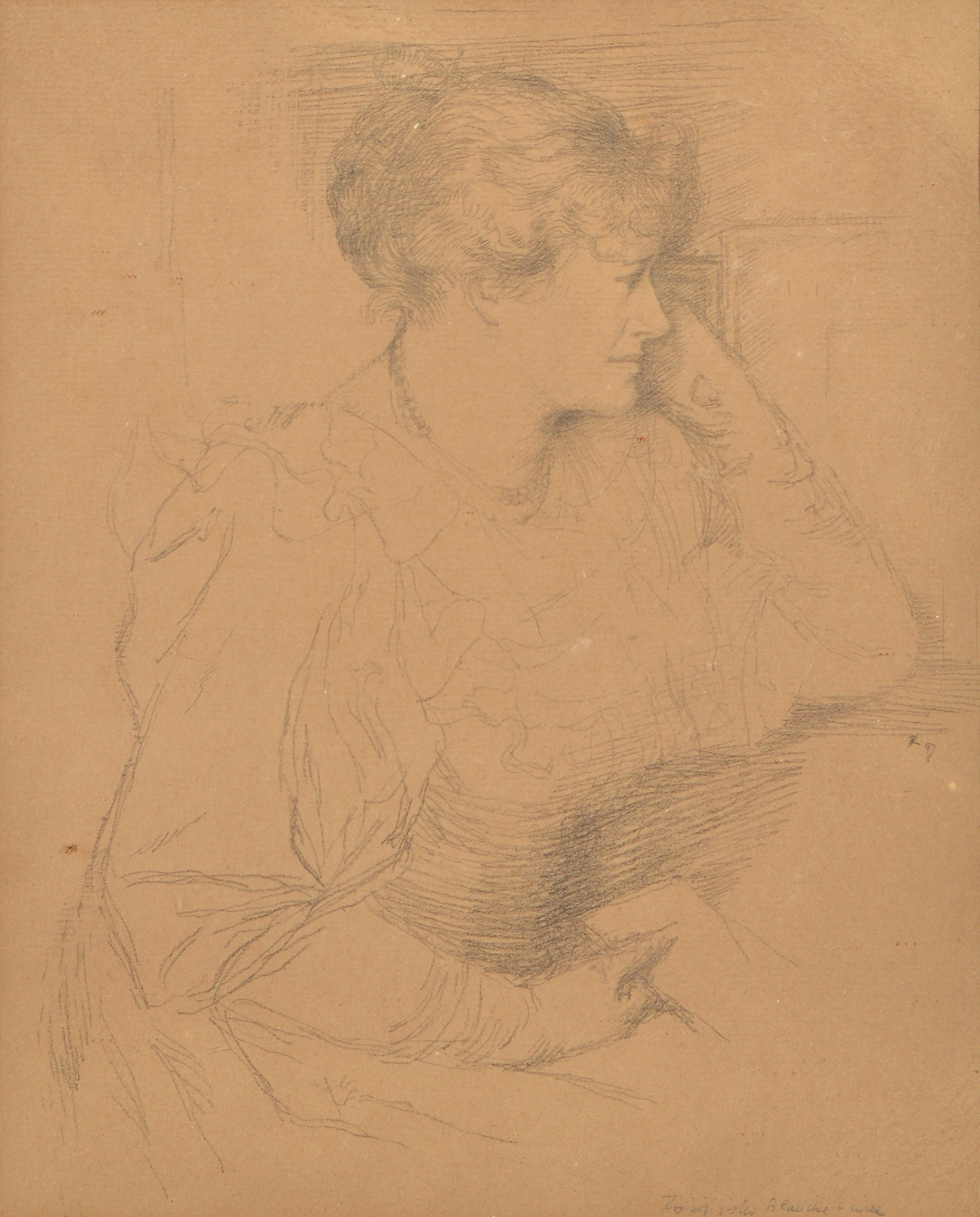 Sir William Rothenstein | Portrait of Ellen Terry | MutualArt