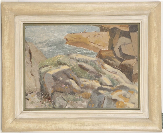 George D. Aked | View from a Cliff | MutualArt