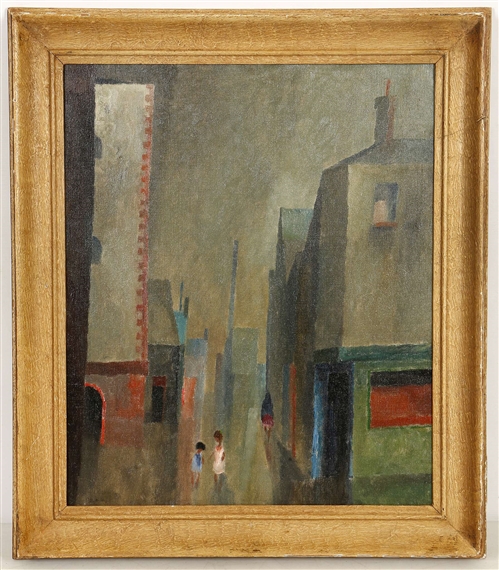 Colin Middleton | Belfast Street Scene (1944) | MutualArt