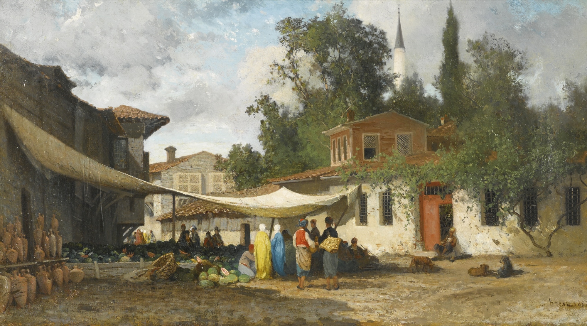 Germain Fabius Brest | Quartier de Constantinople (1857) | MutualArt