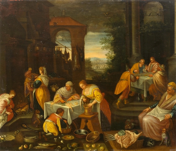 Leandro da Ponte | The parable of the rich man and Lazarus | MutualArt