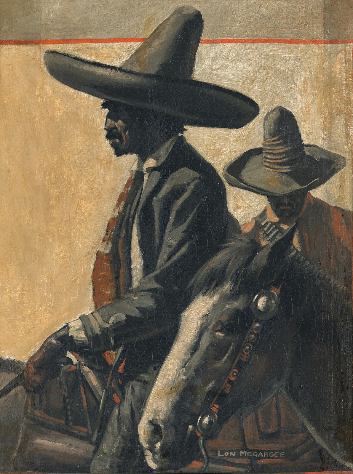 Lon Megargee | Vaqueros | MutualArt